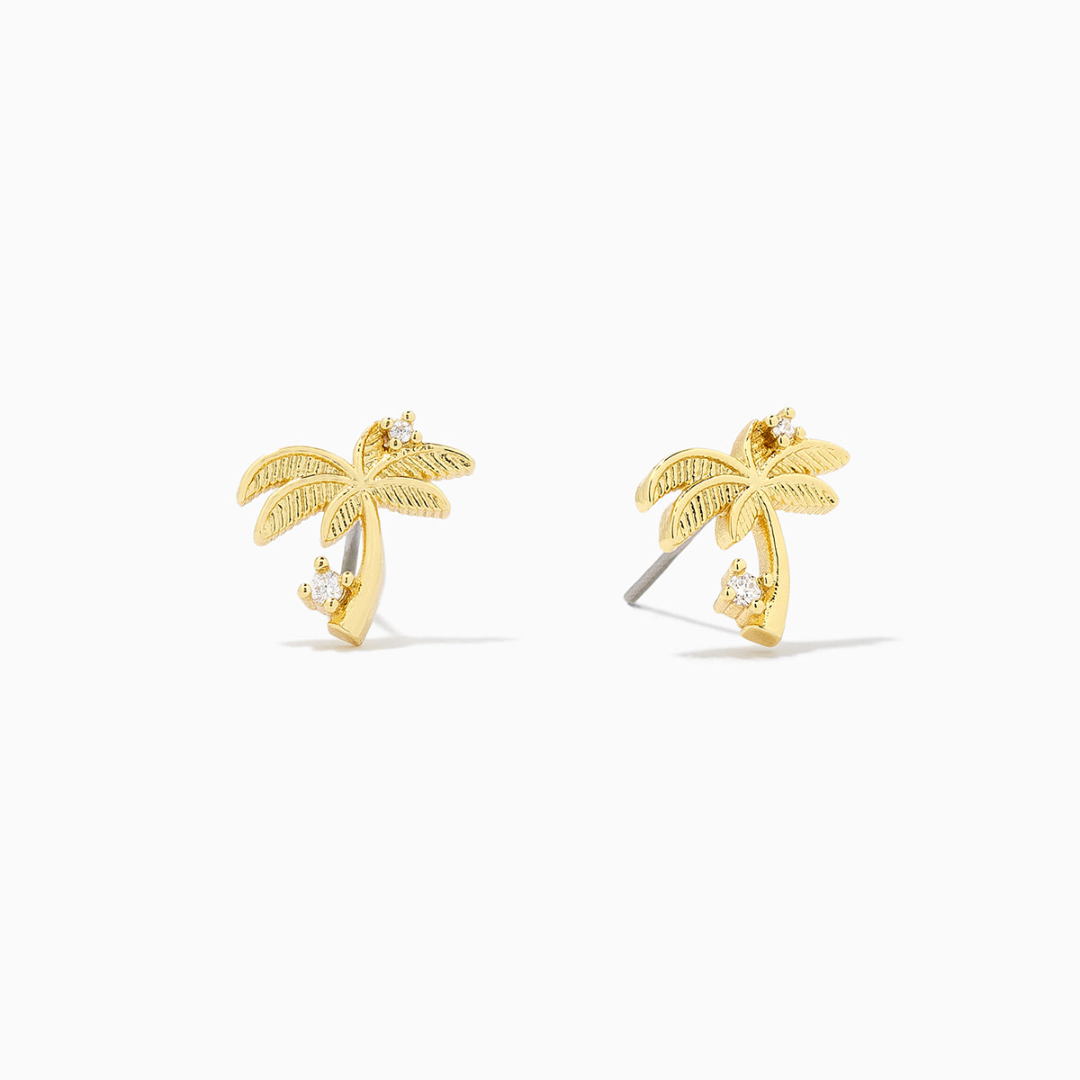 Palm Tree Stud Earrings in Gold | Uncommon James