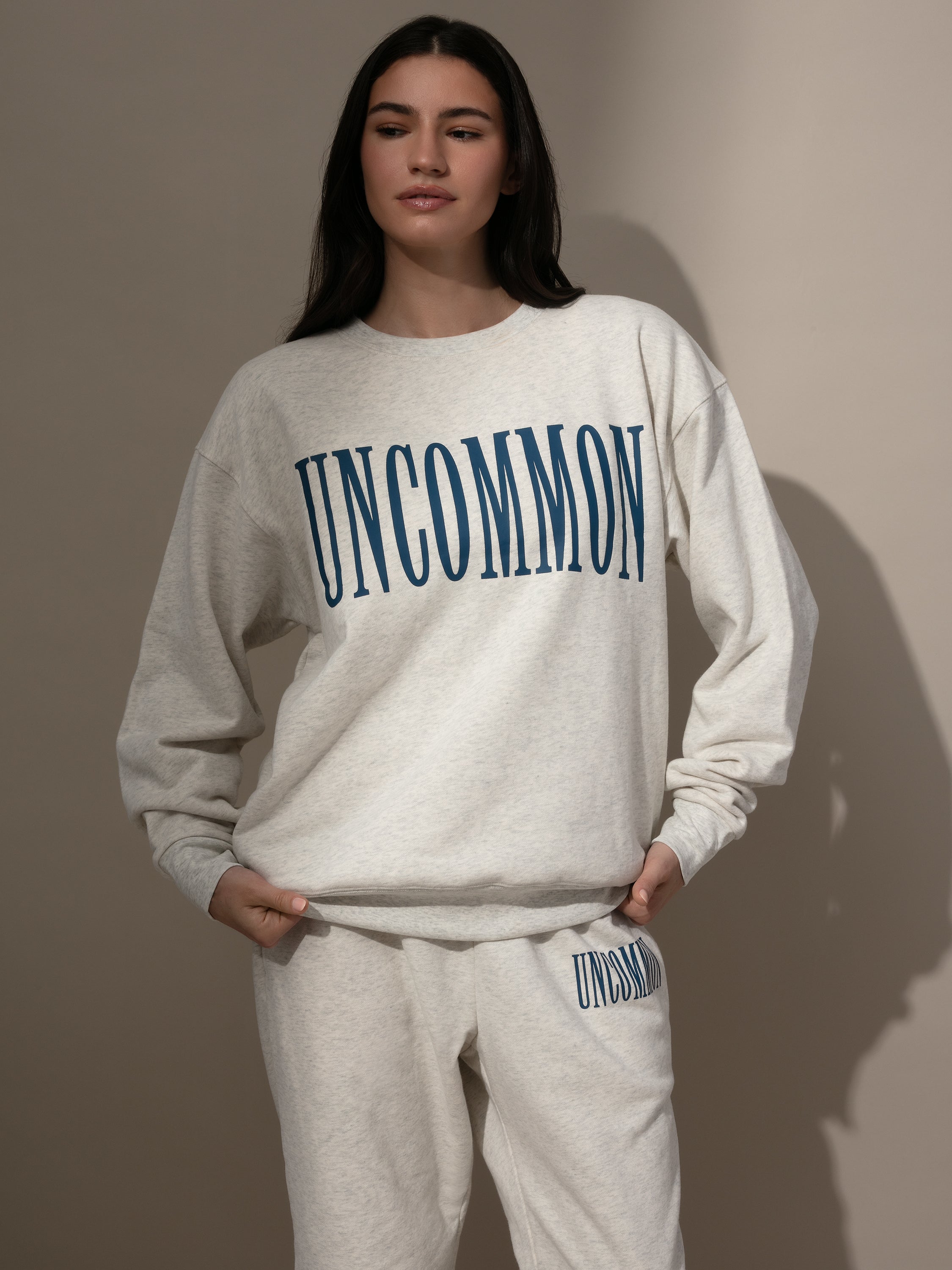 Forever Uncommon Light Gray Crewneck Sweatshirt | Uncommon James