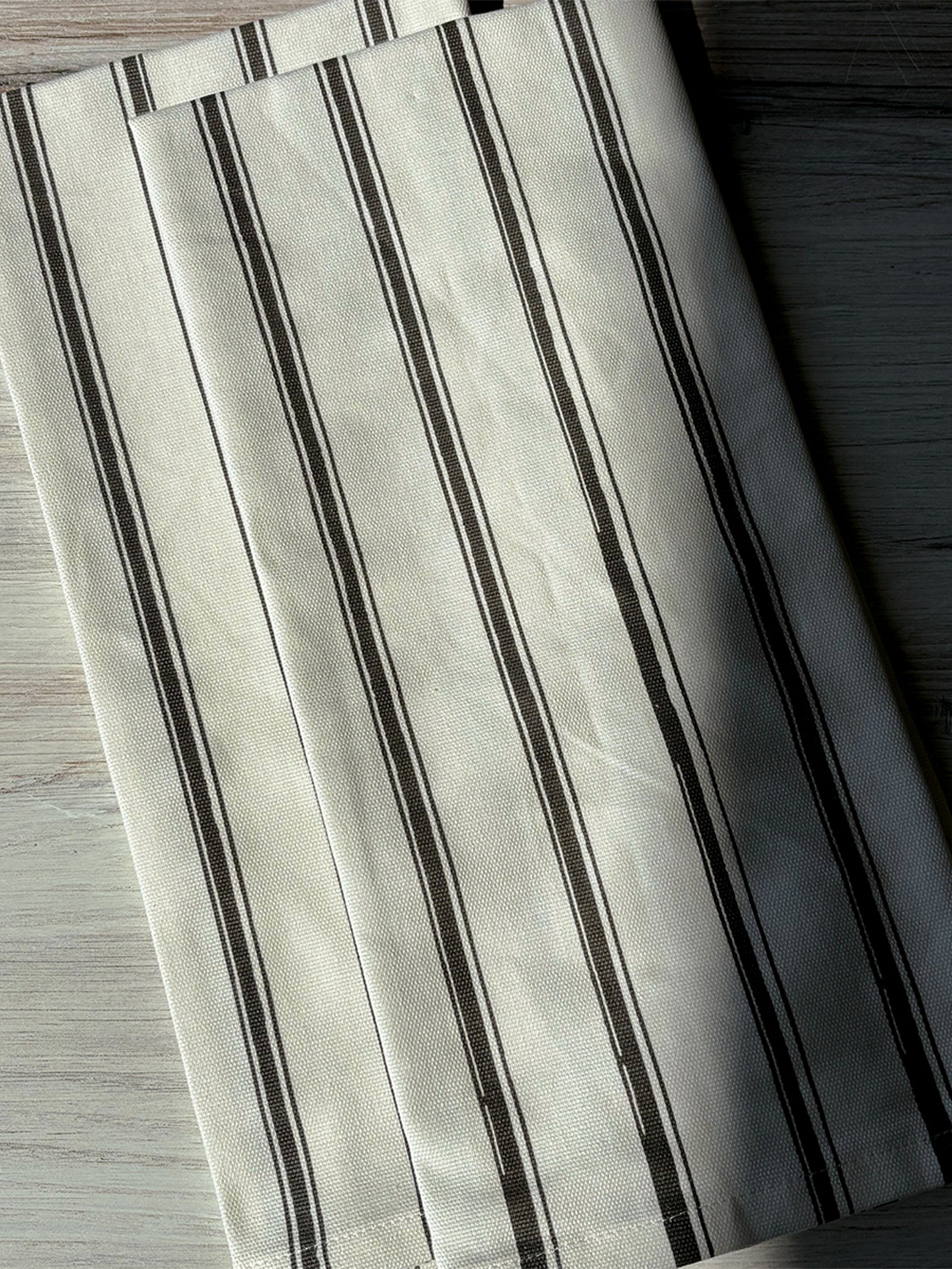 Classic Striped Dish Towels | Dish Towel Set | Uncommon Lifestyle ...