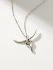 Fighter Longhorn Pendant Necklace in Gold | Uncommon James