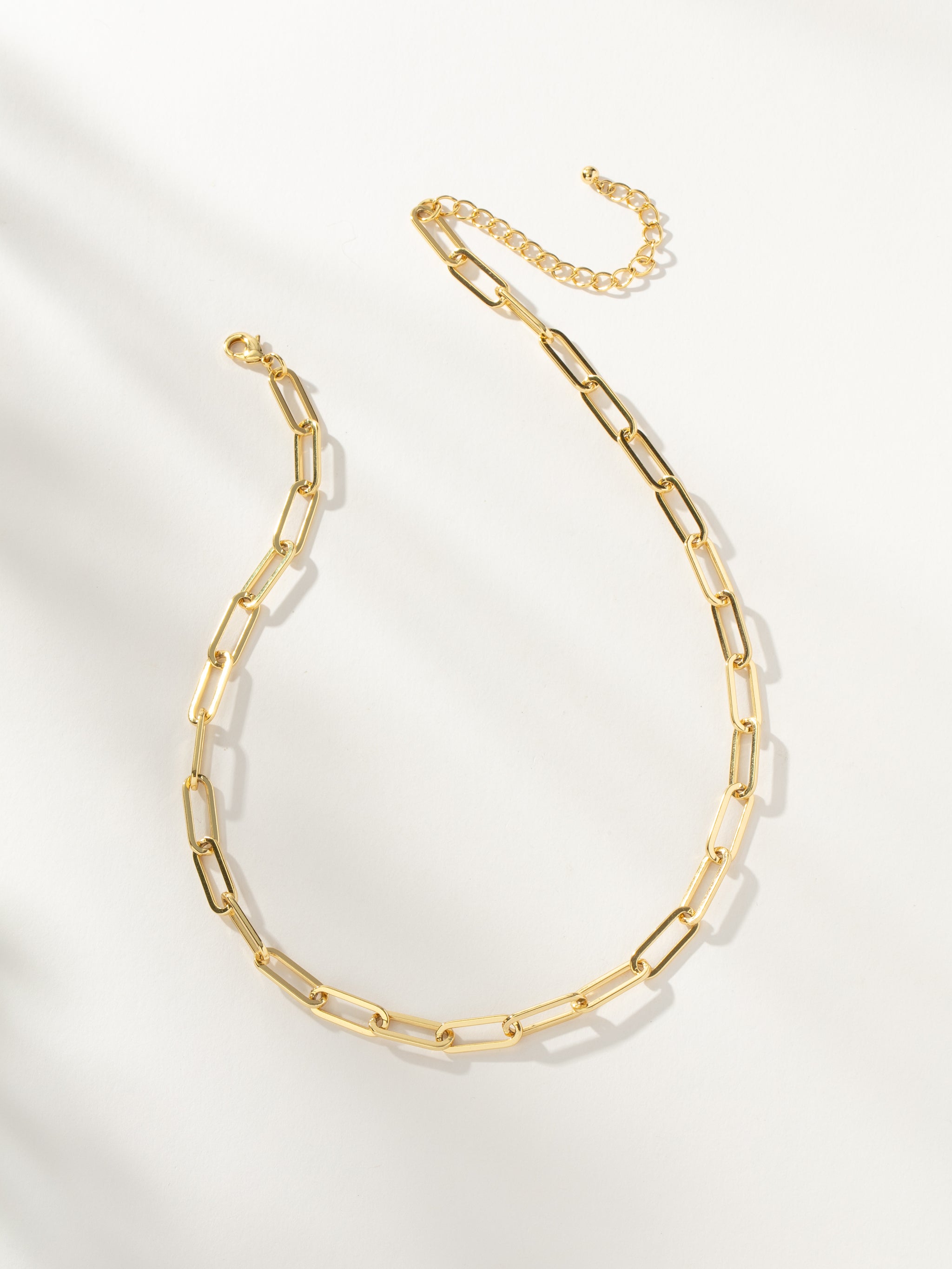 Linked Up Paperclip Chain Necklace in Gold | Uncommon James
