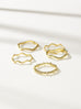 Vintage 5 Layered Ring Set in Gold | Rings | Uncommon James