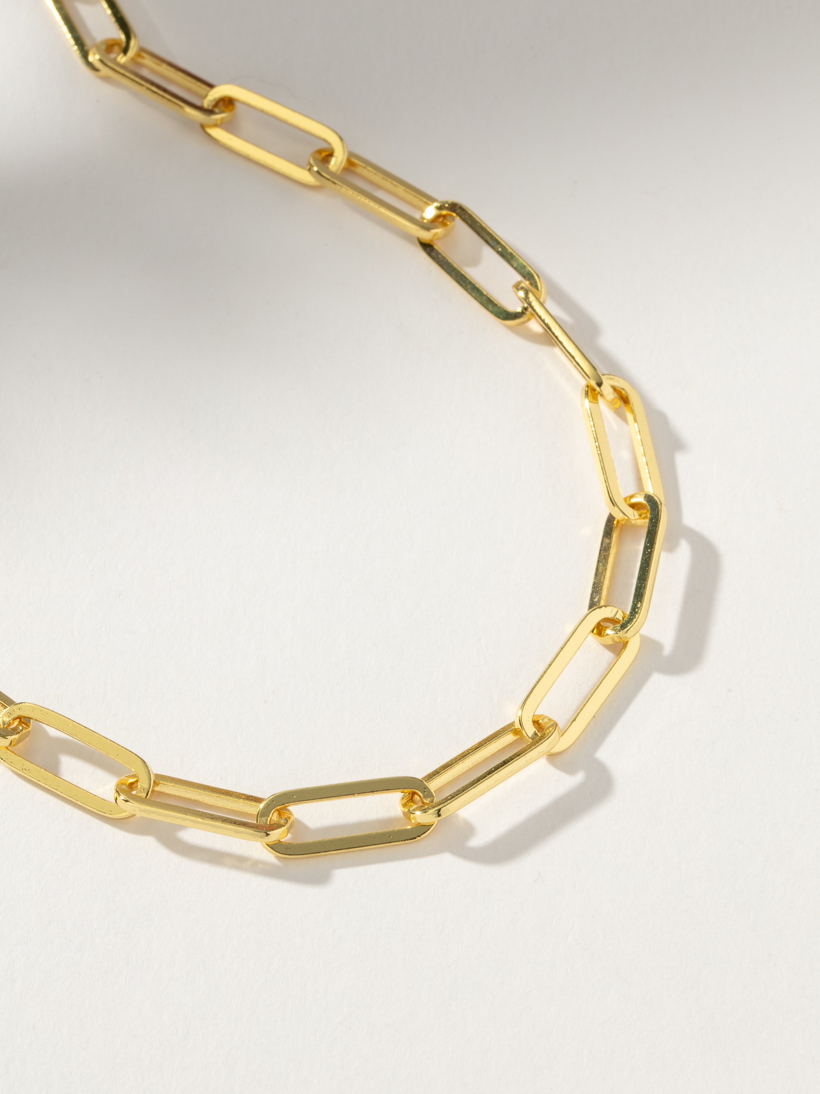 Linked Up Paperclip Chain Necklace in Gold | Uncommon James