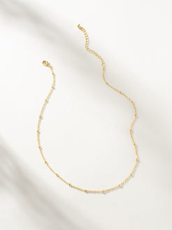 Sweet Dainty Choker Chain Necklace in Gold | Uncommon James