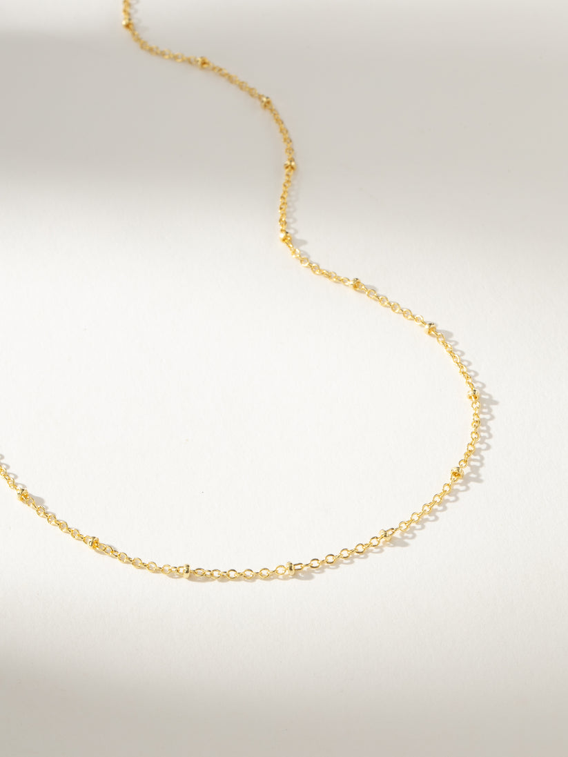 Sweet Dainty Choker Chain Necklace in Gold | Uncommon James