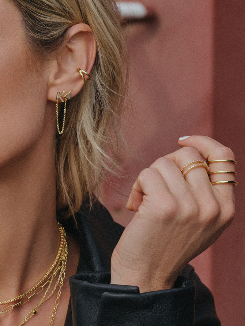 Even More Pre-Stacked Ring in Gold | Uncommon James