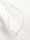 Gold Angel Number Dainty Chain Pendant Key Necklace | Uncommon James