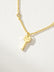 Gold Angel Number Dainty Chain Pendant Key Necklace | Uncommon James