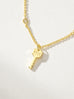 Gold Angel Number Dainty Chain Pendant Key Necklace | Uncommon James