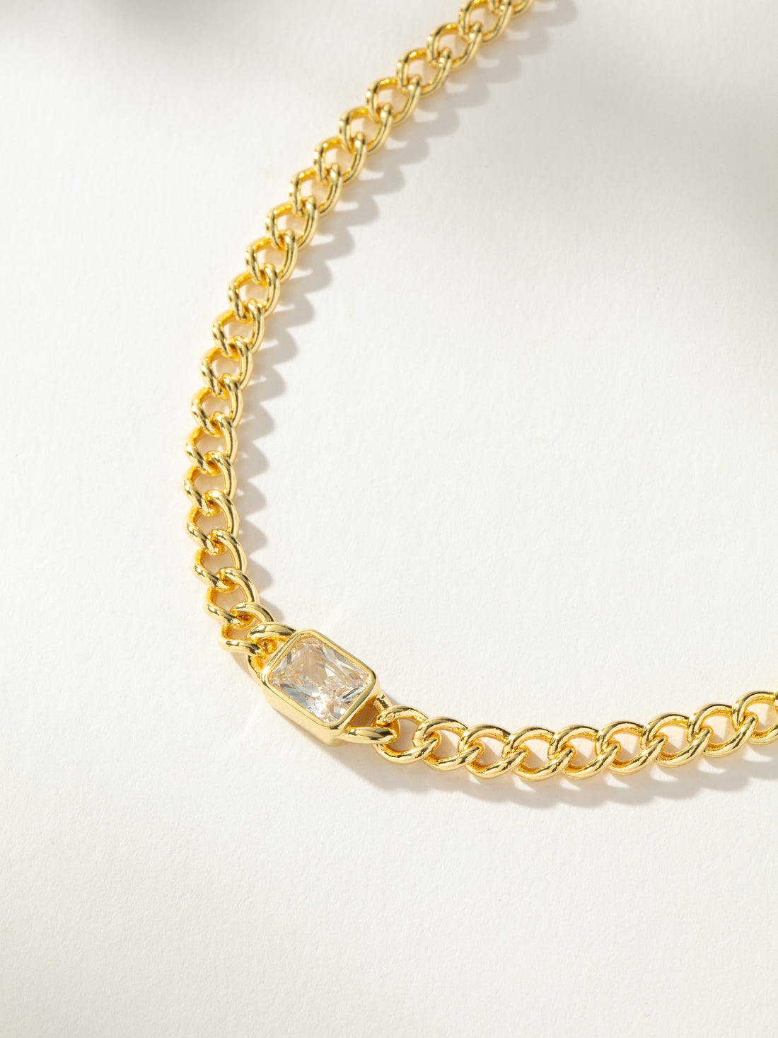 Center Of Attention Statement Chain Necklace in Gold | Uncommon James