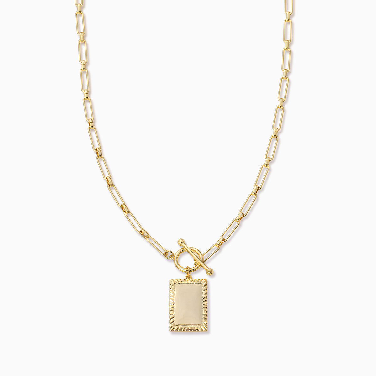 Gold Glorious Pendant Personalized Engravable Necklace | Uncommon James