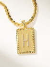 Gold Letter Initial Chain and Pendant Necklace | Uncommon James