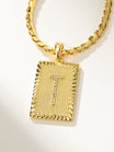 Gold Letter Initial Chain and Pendant Necklace | Uncommon James