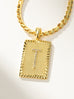 Gold Letter Initial Chain and Pendant Necklace | Uncommon James