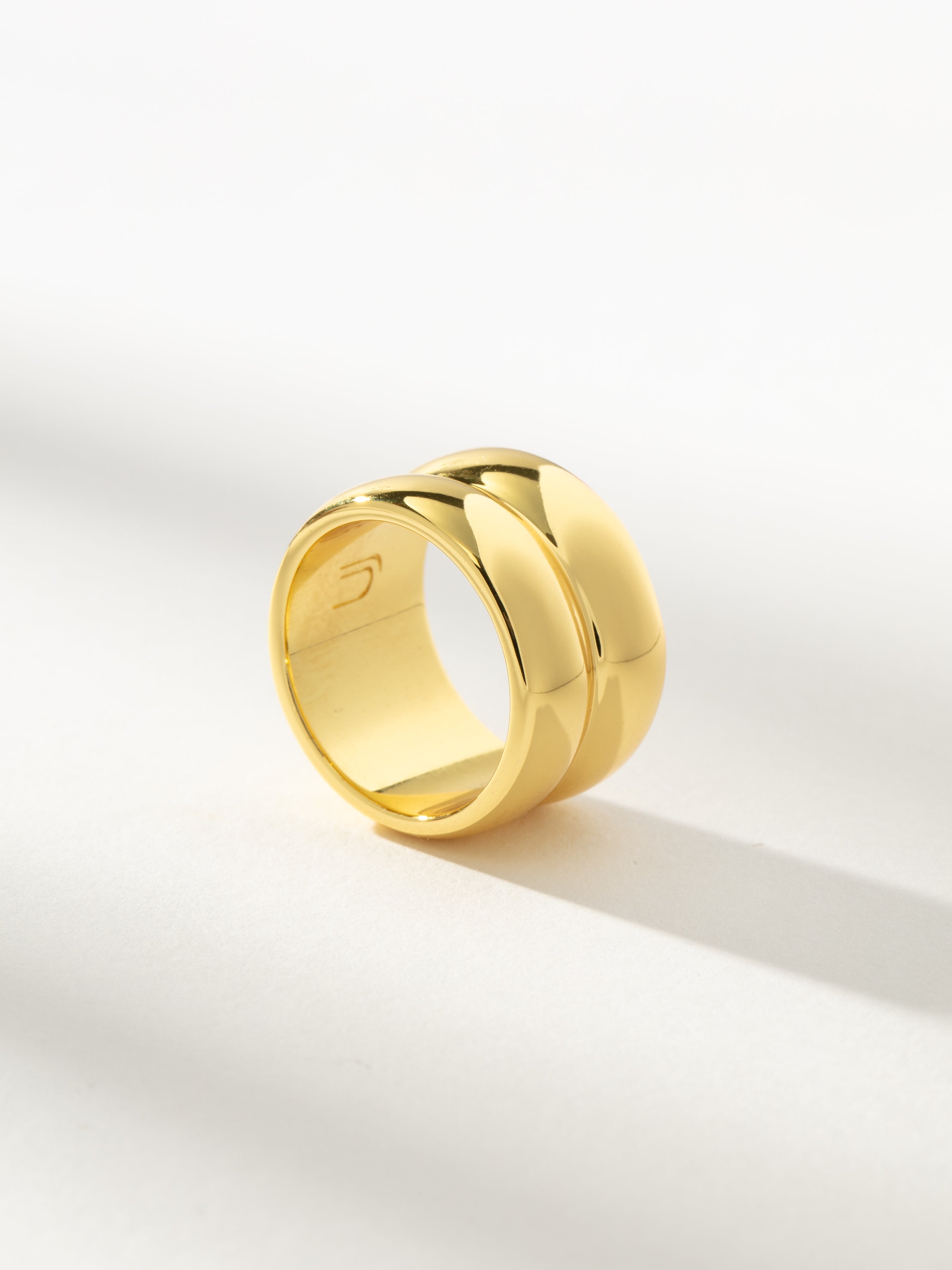 Bold Chunky Stacked Statement Ring in Gold | Uncommon James