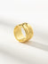 Bold Chunky Stacked Statement Ring in Gold | Uncommon James