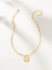 Eternity Lock Chain and Pendant Necklace in Gold | Uncommon James