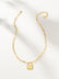 Eternity Lock Chain and Pendant Necklace in Gold | Uncommon James