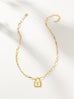 Eternity Lock Chain and Pendant Necklace in Gold | Uncommon James