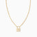Eternity Lock Chain and Pendant Necklace in Gold | Uncommon James