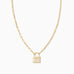 Eternity Lock Chain and Pendant Necklace in Gold | Uncommon James