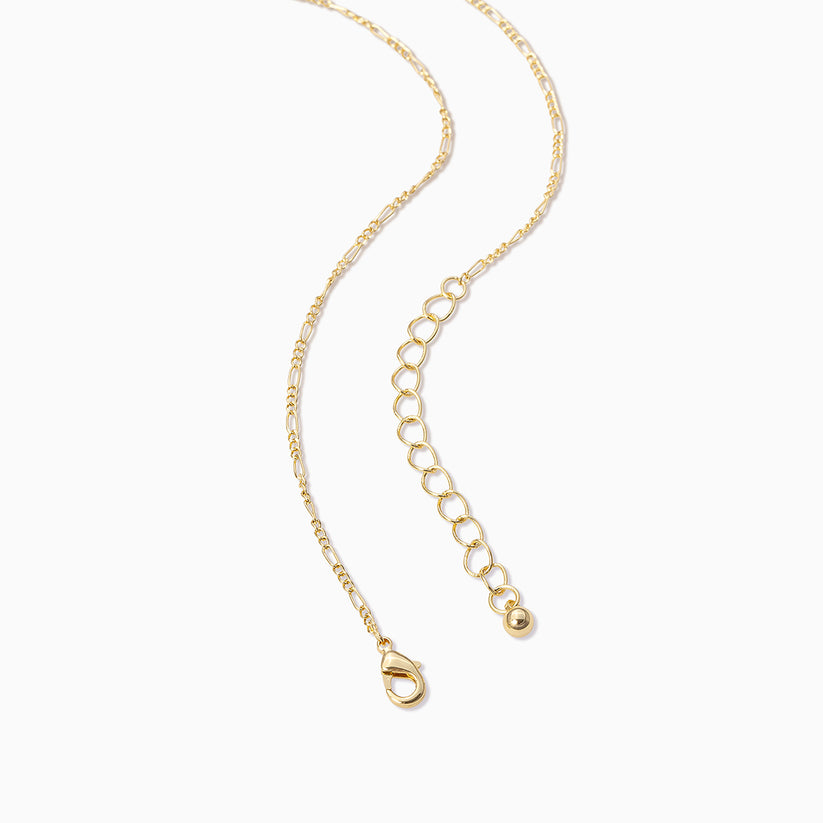 Mini Heart Chain and Pendant Necklace in Gold | Uncommon James