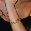 Dramatic Statement Chain Bracelet in Gold | Uncommon James