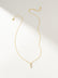Gold Cutting Edge Pendant and Dainty Chain Necklace | Uncommon James