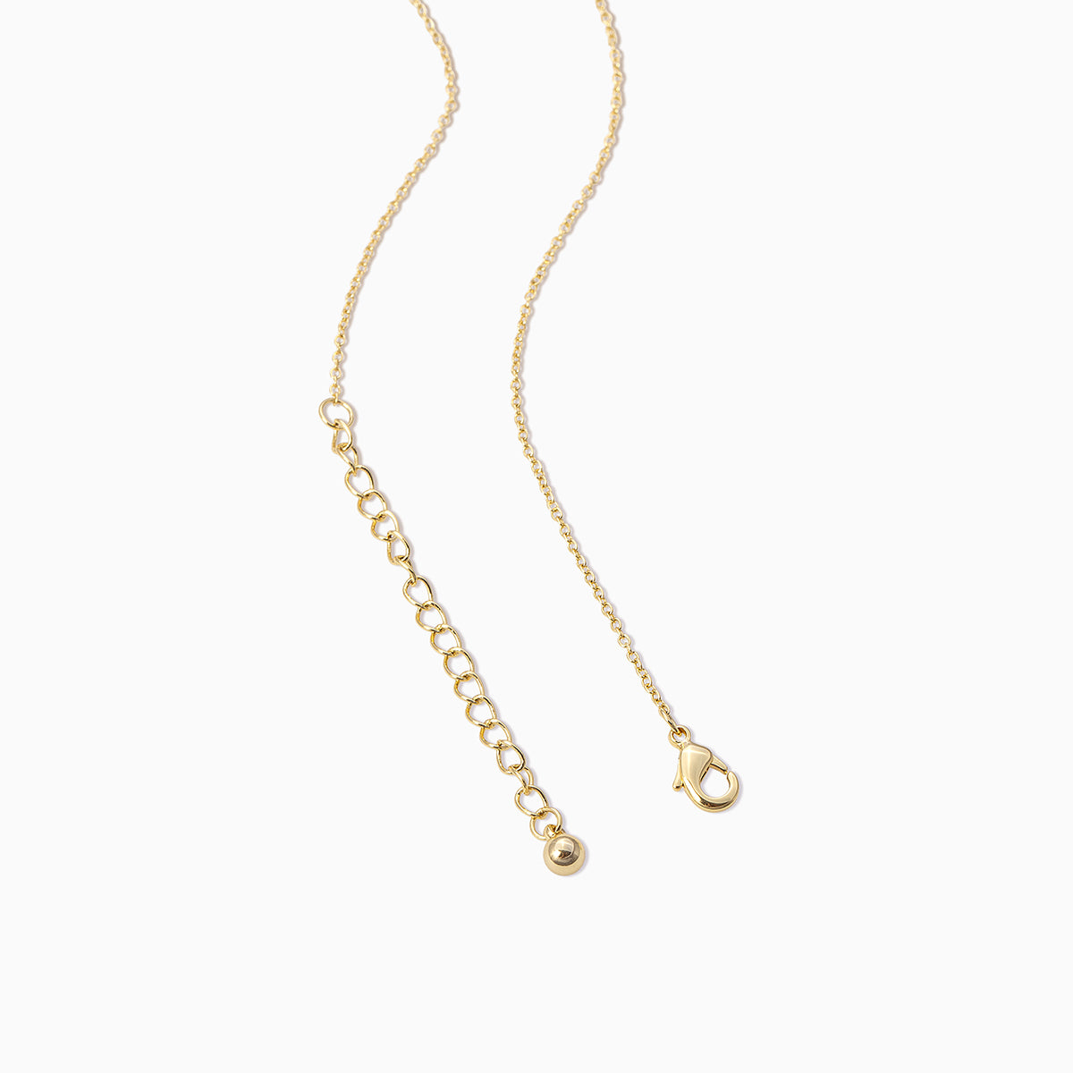 Gold Cutting Edge Pendant and Dainty Chain Necklace | Uncommon James