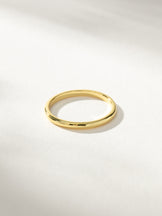 Everyday Band Ring in Gold | Stacking Ring | Uncommon James