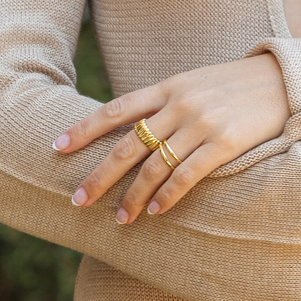 Everyday Band Ring in Gold | Stacking Ring | Uncommon James
