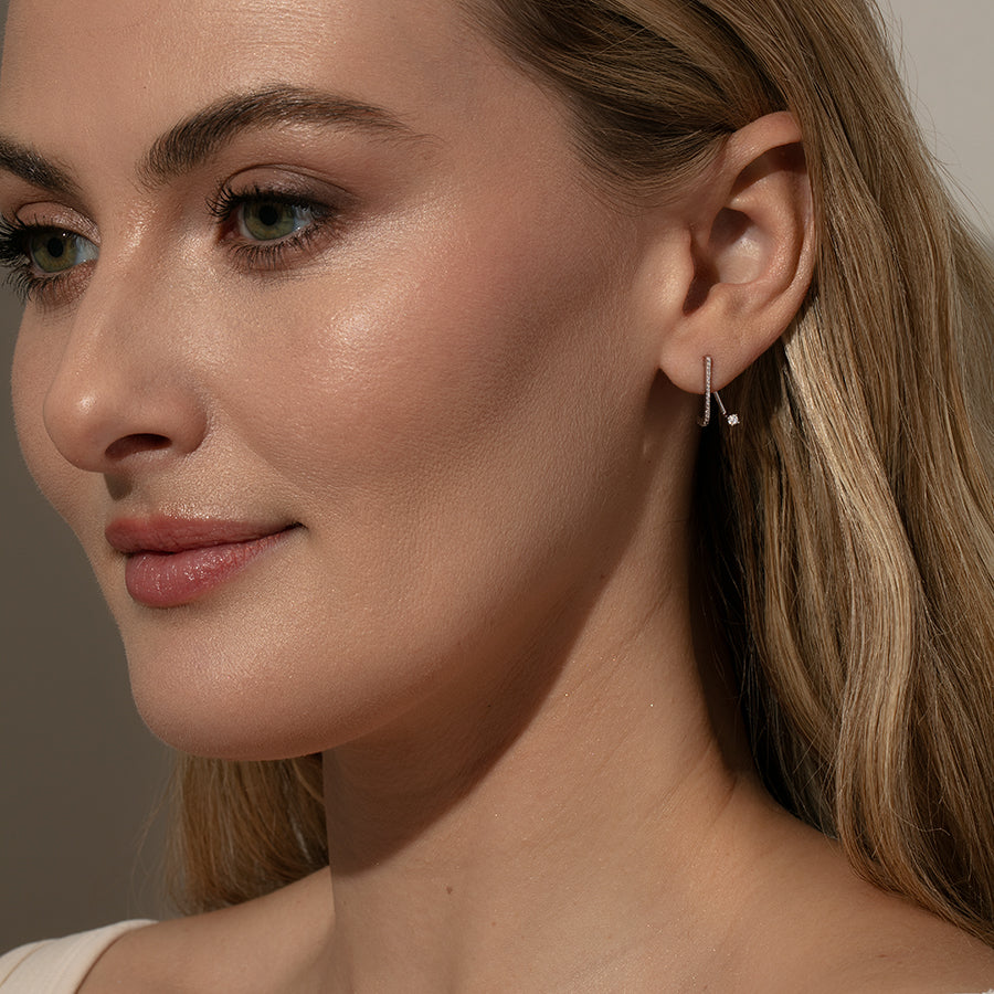 Silver and Gold Eyes on Me Ear Jacket Earrings | Uncommon James