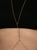 Rainbow Gem Body Chain in Gold | Body Chain Jewelry | Uncommon James