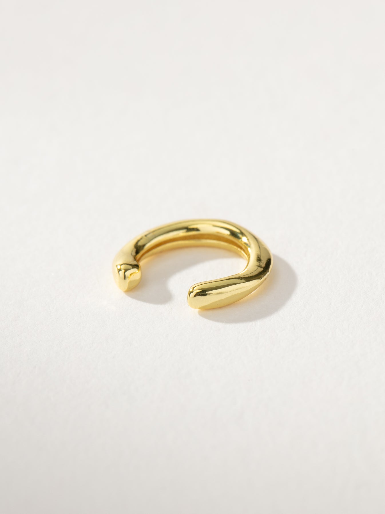 Wavy Ear Cuff Earring in Gold | Uncommon James