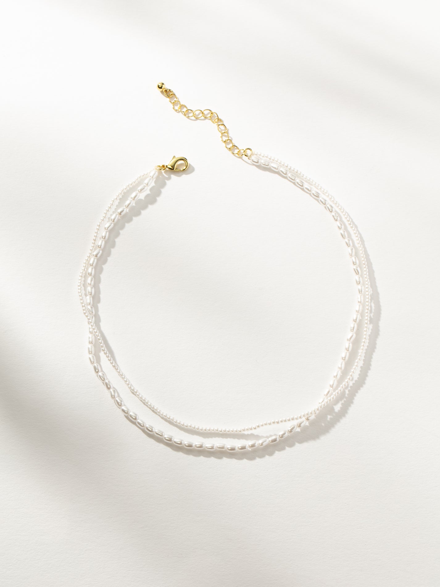 Layered Pearl Necklace | Pre-Stacked Necklace | Uncommon James