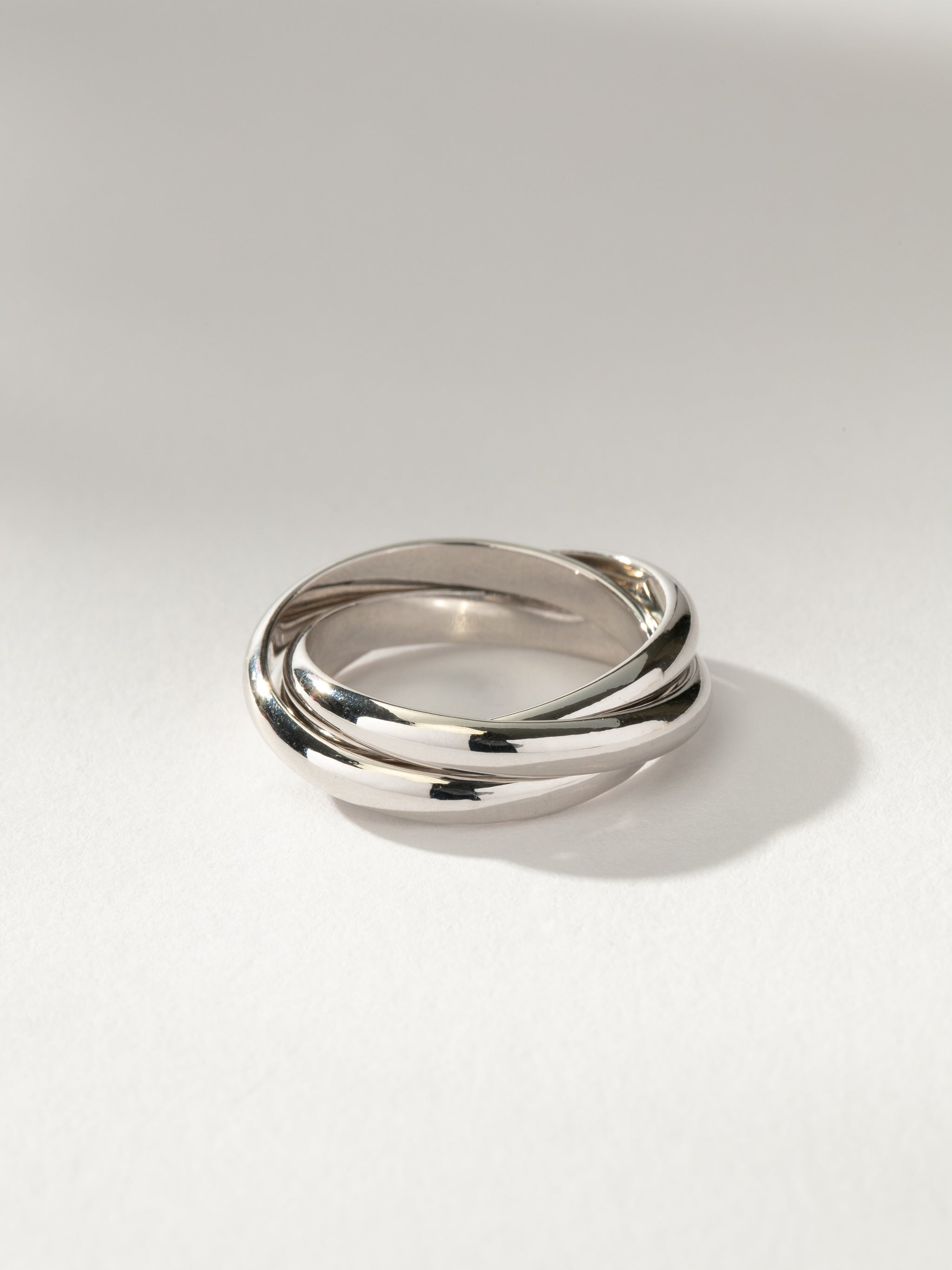 Layered Crossover Ring in Gold and Silver | Uncommon James