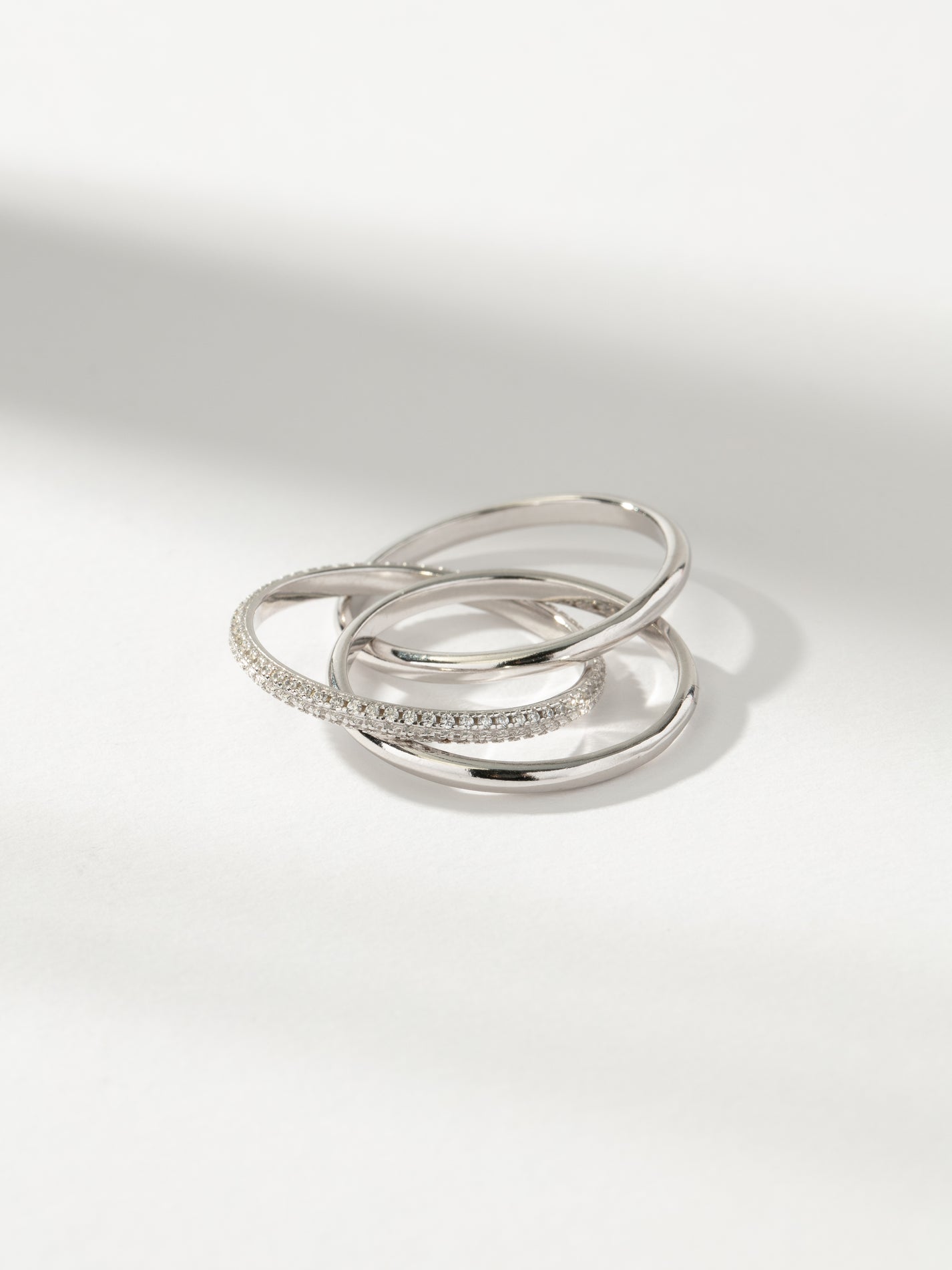 Sterling Silver Layered Movement Ring | Uncommon James