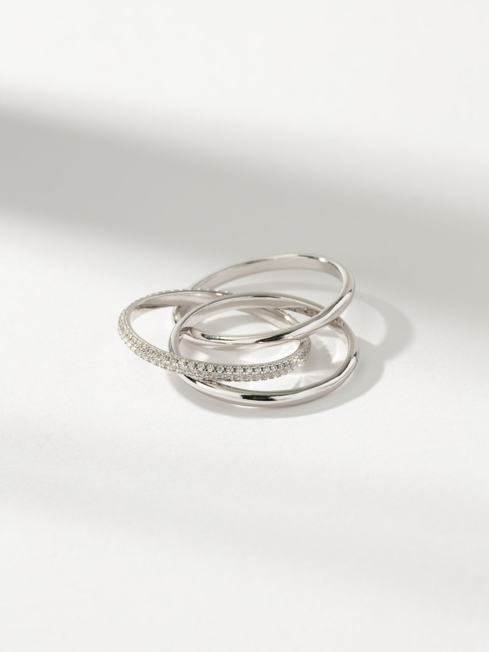 Sterling Silver Layered Movement Ring | Uncommon James