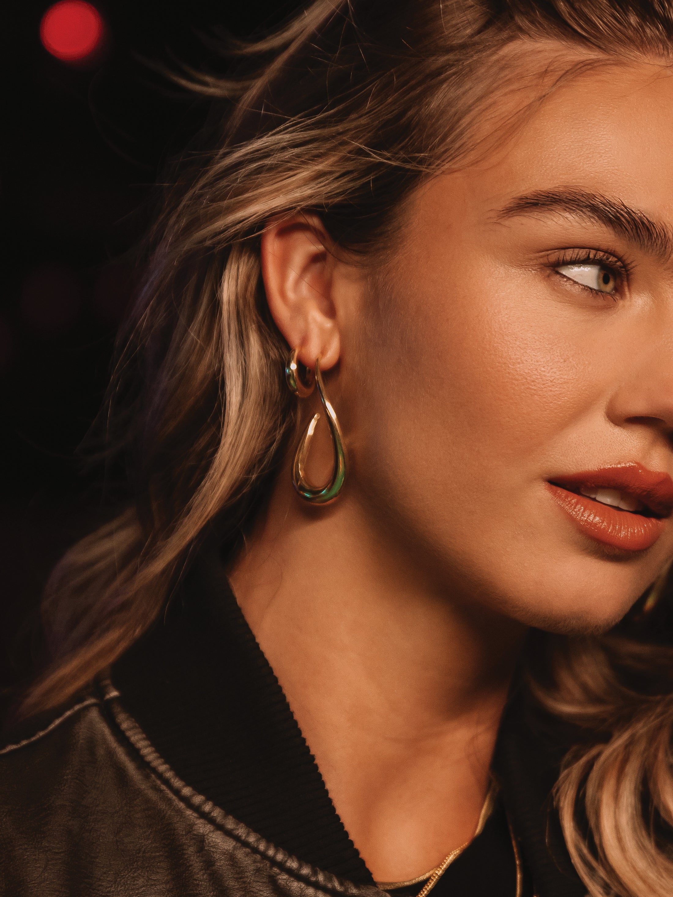Plot Twist Statement Earrings in Gold | Uncommon James