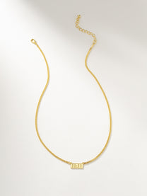 Gold 11:11 Pendant Necklace | Angel Number Necklace | Uncommon James