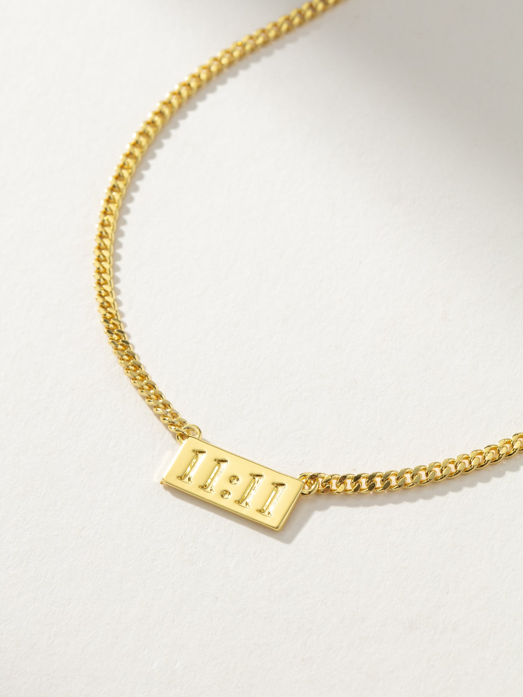 Gold 11:11 Pendant Necklace | Angel Number Necklace | Uncommon James