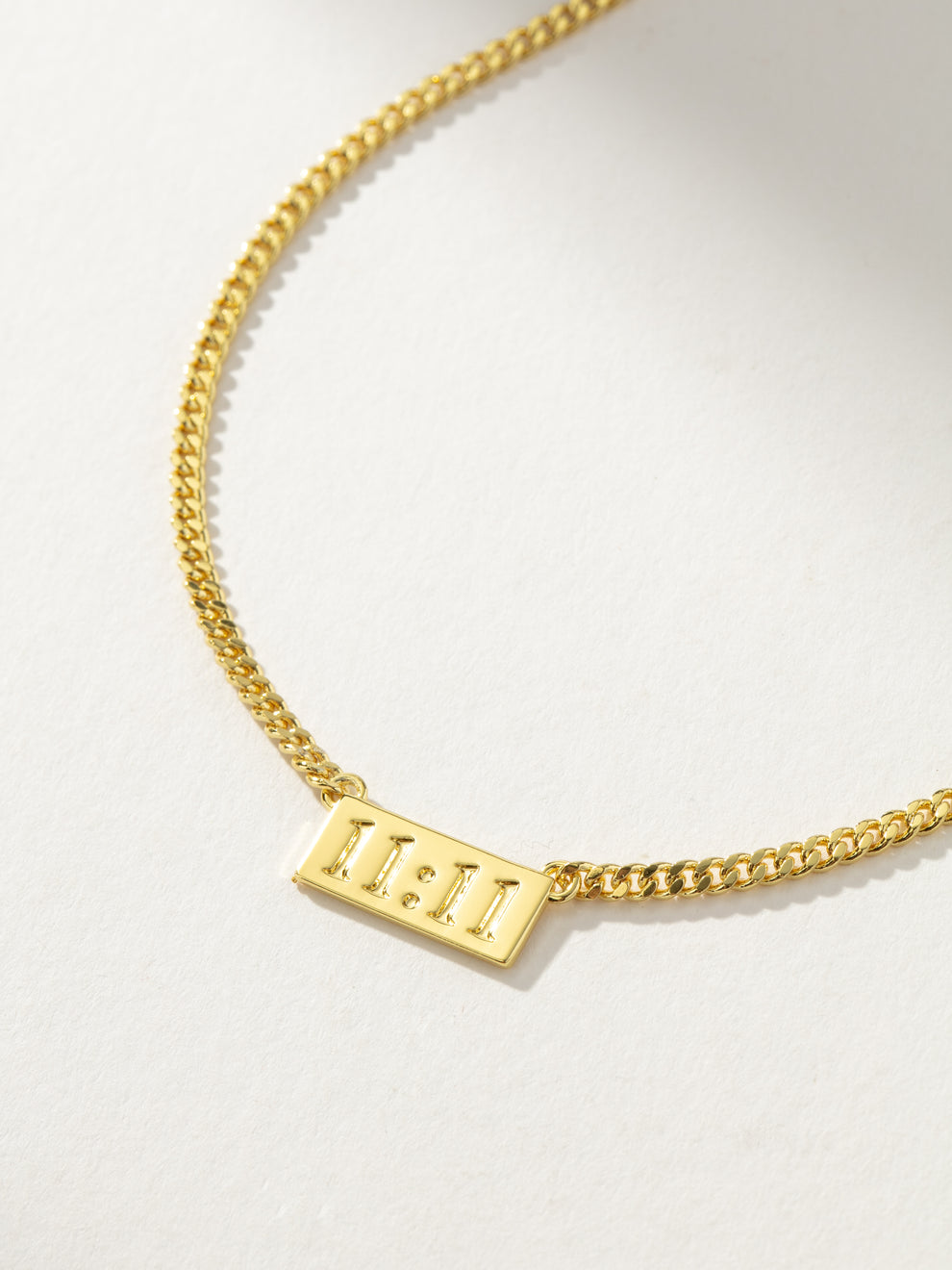 Gold 11:11 Pendant Necklace | Angel Number Necklace | Uncommon James