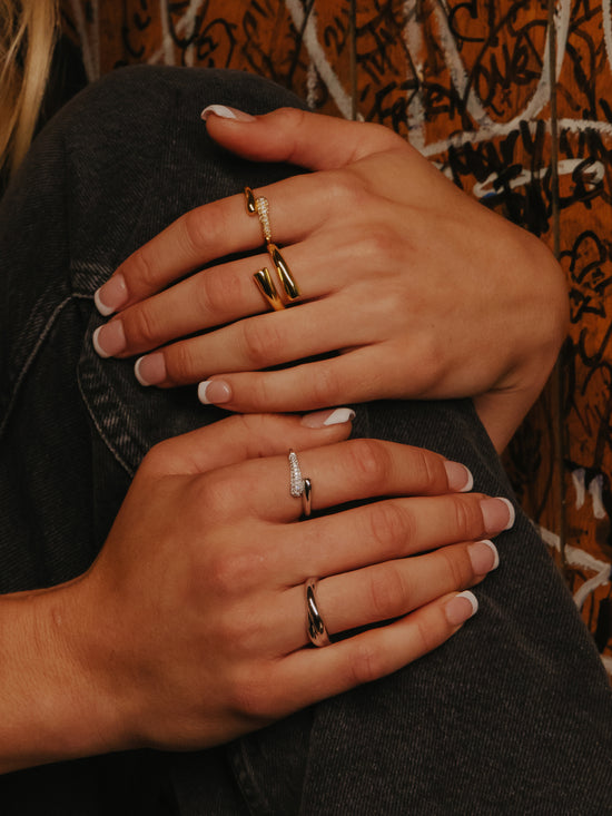 Two Sided Ring in Gold or Silver | Uncommon James