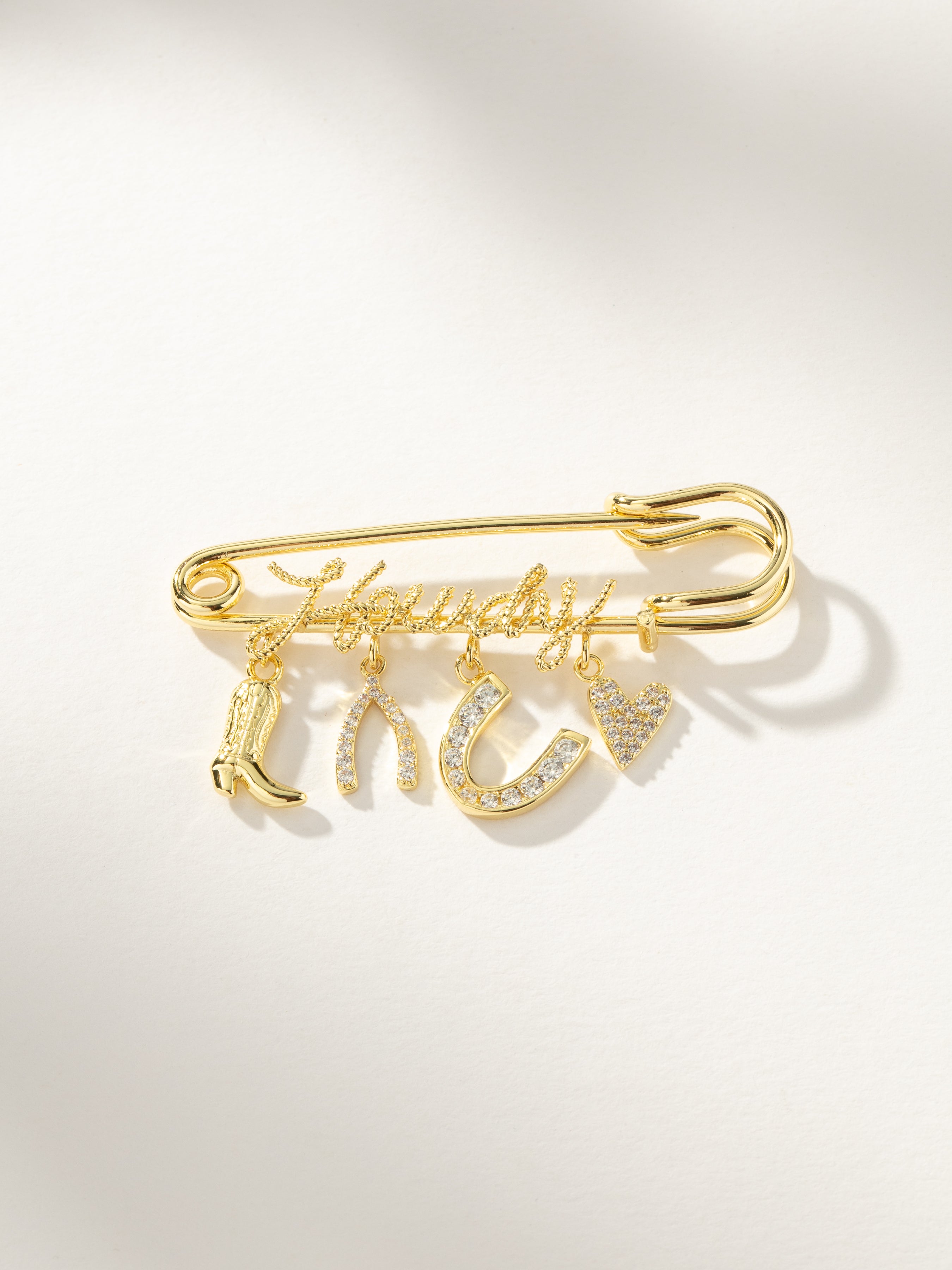 UJ x Rustler Howdy Pin | Hat and Shoe Safety Pin | Uncommon James