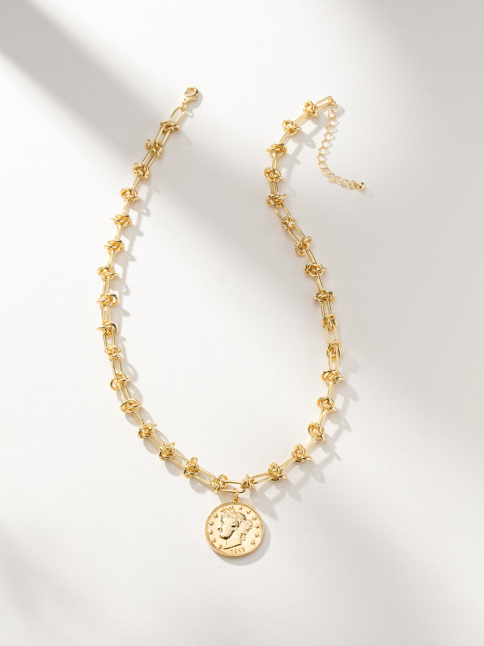 Gold Lady Liberty Coin Necklace | Pendant Necklace | Uncommon James