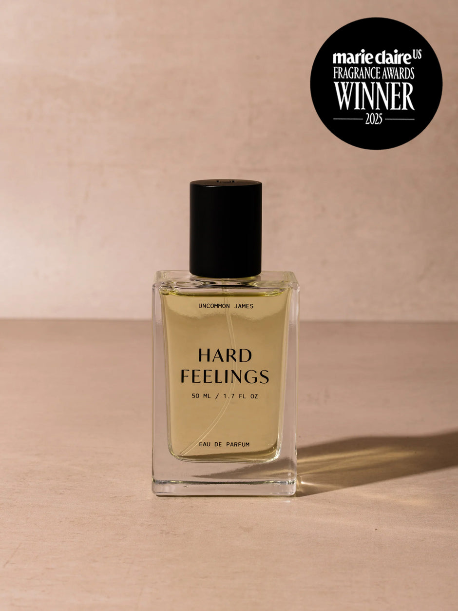 Hard Feelings Eau De Parfum | Woodsy Floral Fragrance | Uncommon James