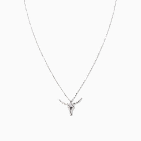 Fighter Longhorn Pendant Necklace in Gold | Uncommon James