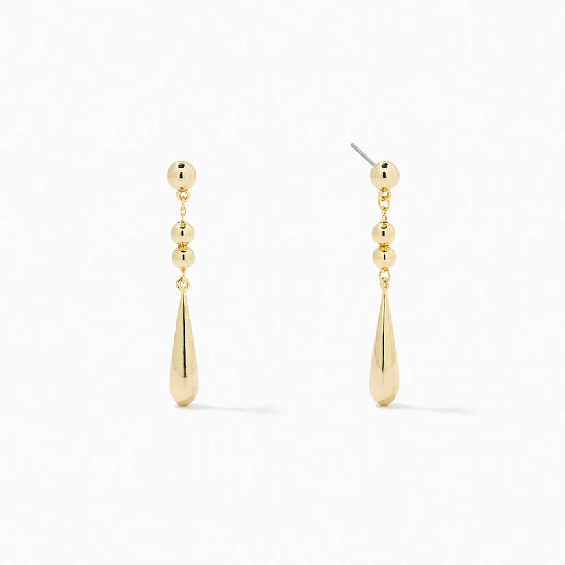On the List Unique Drop Dangle Earrings in Gold | Uncommon James