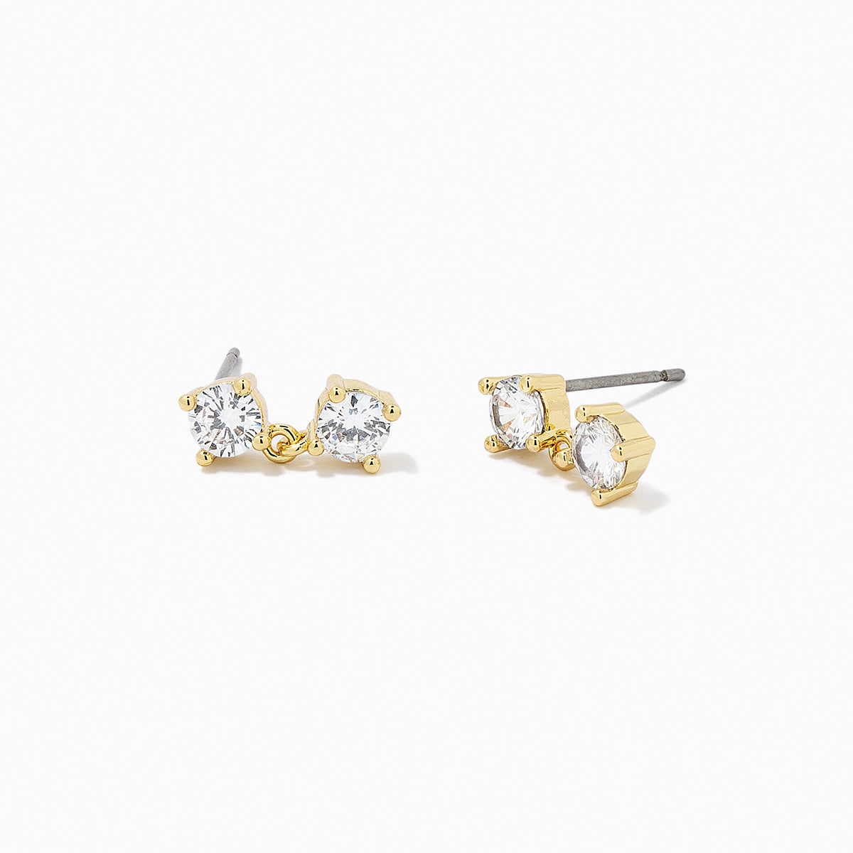 Spotlight Stud and Dangle Earrings in Gold | Uncommon James