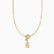 Initial Chain and Pendant Necklace in Gold | Uncommon James
